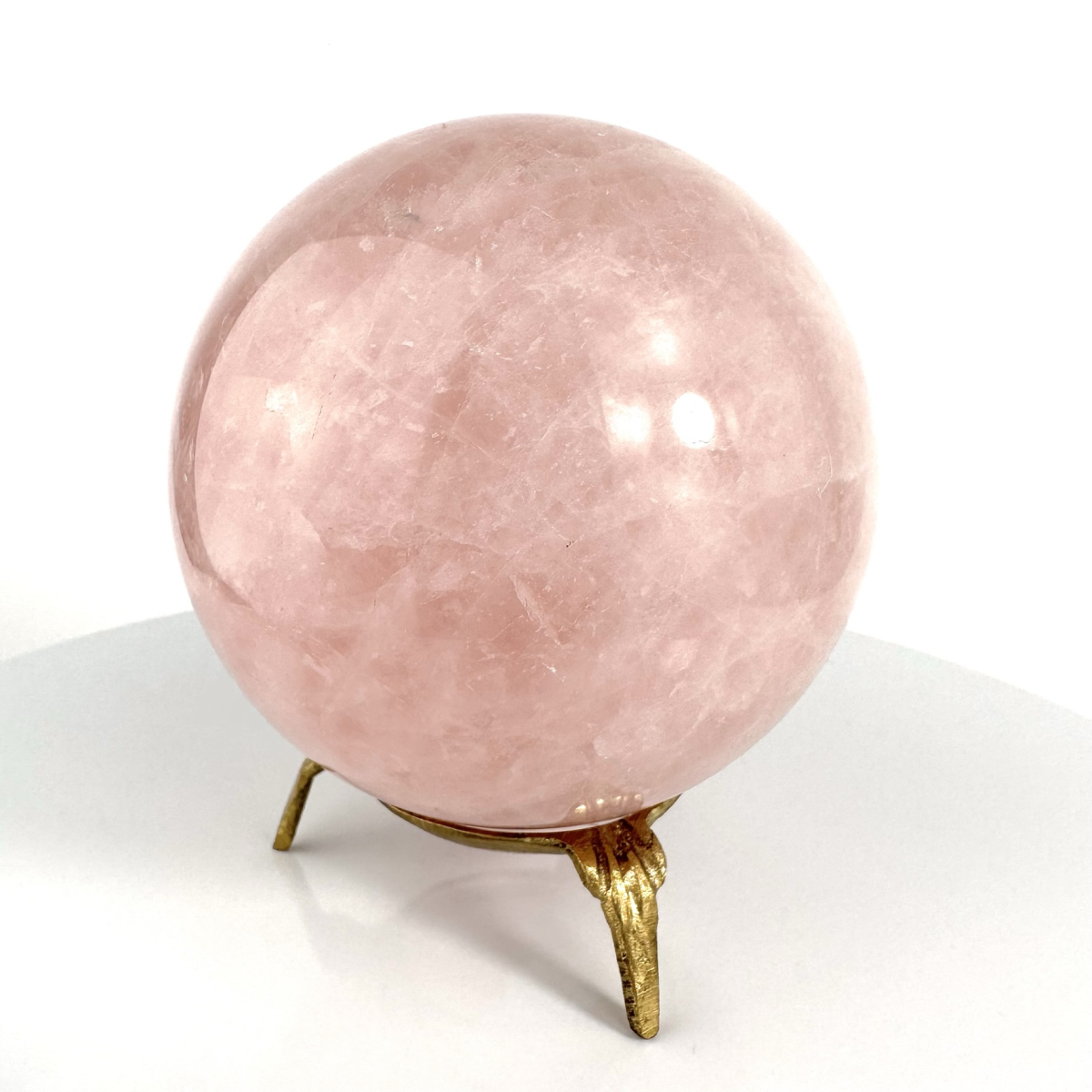 Rosakvarts Kugle, L - Kugler - Krystallerneshus
