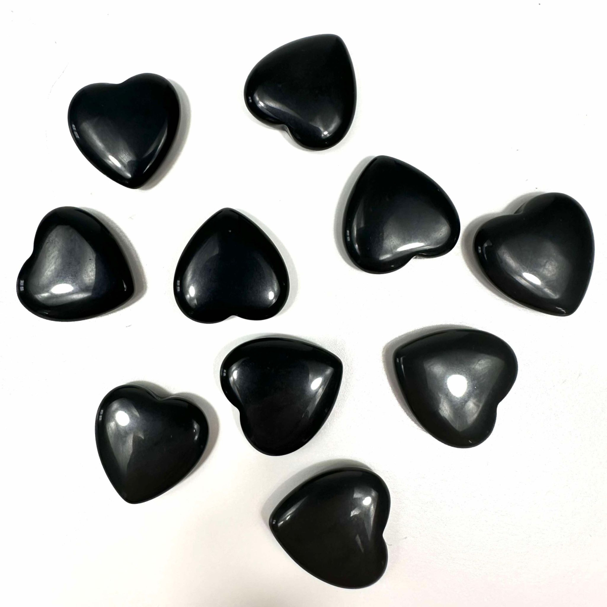 Sort Obsidian, Hjerte mini - Figurer - Krystallerneshus